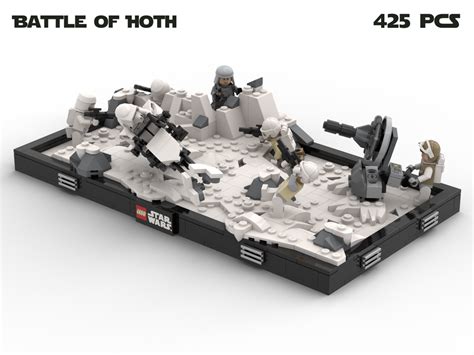 Lego Moc 241904 Hoth Battle Pack Diorama By