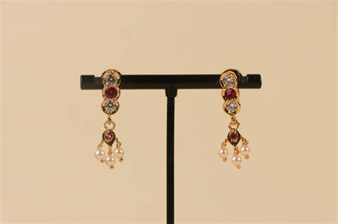 Traditional Chinchpeti Set Pink Laxmi Pearls