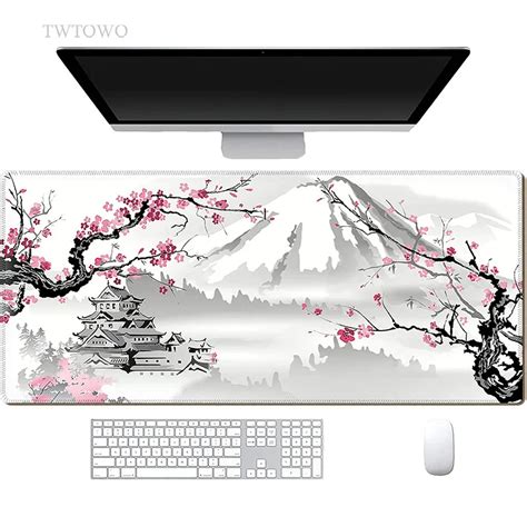 Twtowo Sakura Japanese Cherry Blossom Gaming Mouse Pad Techtronics Shop