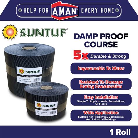 Suntuf Polyethylene Dampcourse Dpc Damp Proof Course Bricklaying
