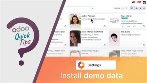 Chamk Consulting On Linkedin Odoo Quick Tips Install Demo Data