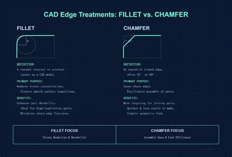 Fillet Vs Chamfer Understanding The Differences Artizono