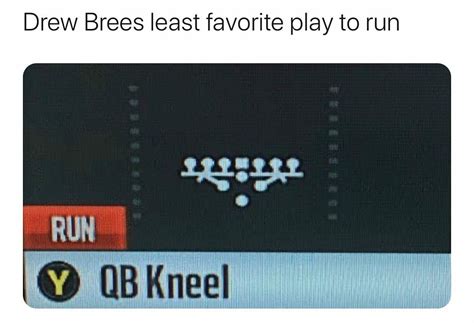 Drew Brees Least Favorite Play Drew Brees Players Kneeling In The Nfl