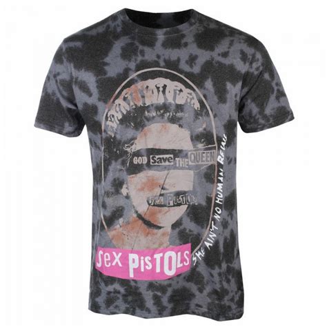 Sex Pistols Unisex Adult God Save The Queen Dip Dye T Shirt Universal