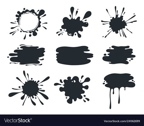 Brush Splatter Vector