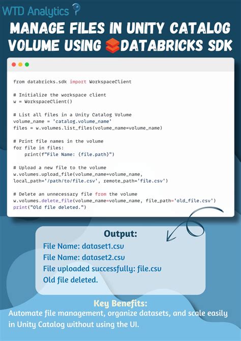 how to manage files in unity catalog volumes with databricks vishal waghmode posted on the