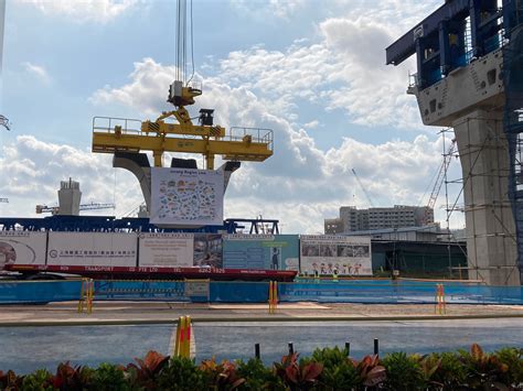 Jurong Region Line Construction Jrl Groundbreaking And Viaduct