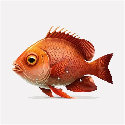 Premium Vector Vector Cute Snapper Cartoon Style