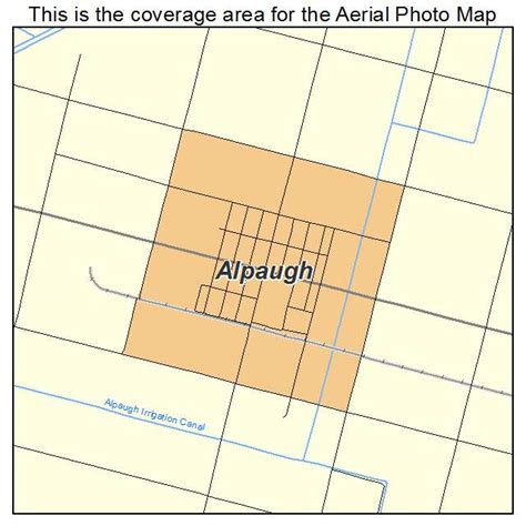 Aerial Photography Map Of Alpaugh Ca California