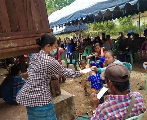 ပိုင်ကျုံမြို့ပတကျေးရွာ မူကြိုကျောင်း၌ ကာကွယ်ဆေးလာရောက်ထိုးနှံသော ပြည