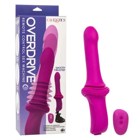Overdrive Remote Control Sex Machine Smooth Thruster 10 Vibration