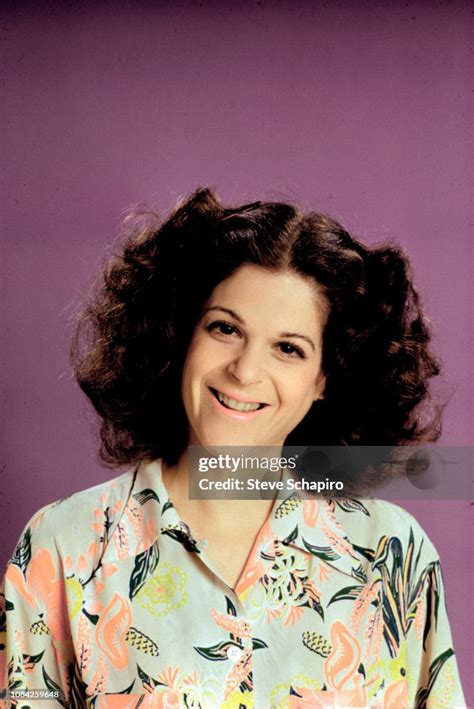 Portrait Of American Comedienne And Actress Gilda Radner As She Poses