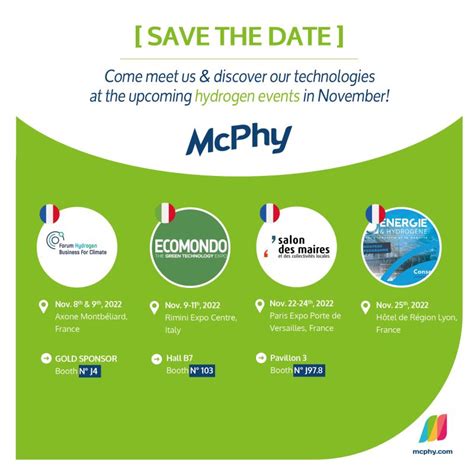 Mcphy On Linkedin Hydrogen France Italy Solutions Event