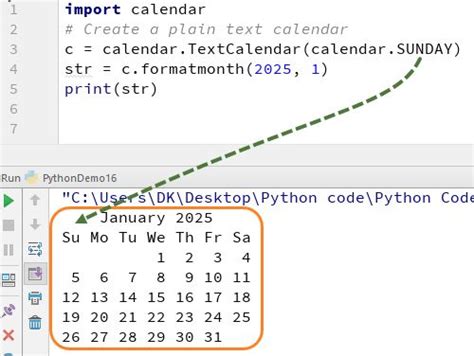 Python Calendar Tutorial With Example Computer Programming Python Computer Science Programming