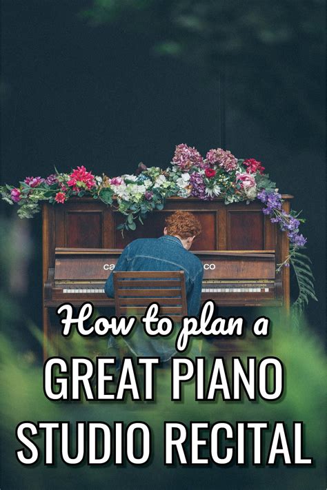 Step By Step The Ultimate Piano Recital Plan Colourful Keys Piano Recital Recital Piano