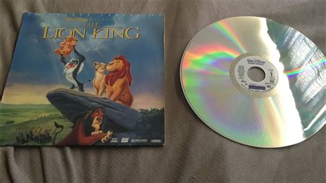 Opening To The Lion King 1995 Clv Laserdisc Youtube