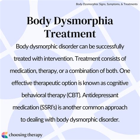 Body Dysmorphia Signs Symptoms And Treatments