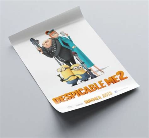 Despicable Me 2 2013 Movie Poster Vintage Movies Poster
