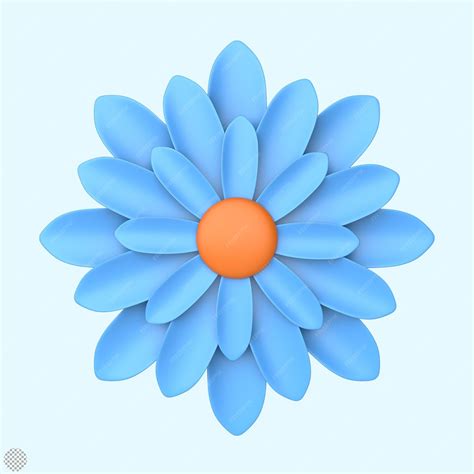 Premium Psd 3d Animation Rotating Colorful Flower