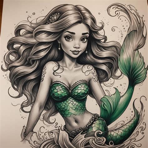 Drawing Princess Ariel
