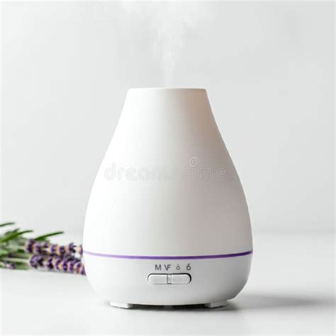 White Cone Shaped Diffuser Emitting Vapors With A Simple Control