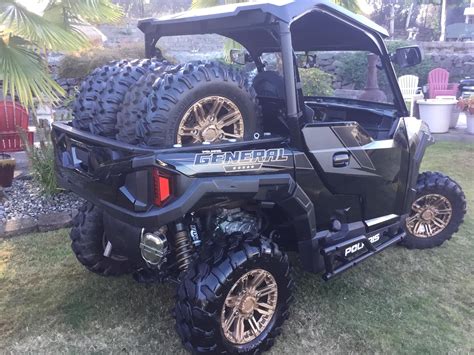 Buyers Guide Factory Specs For The Polaris General Tire Size Wheel Size Wheel Offset And