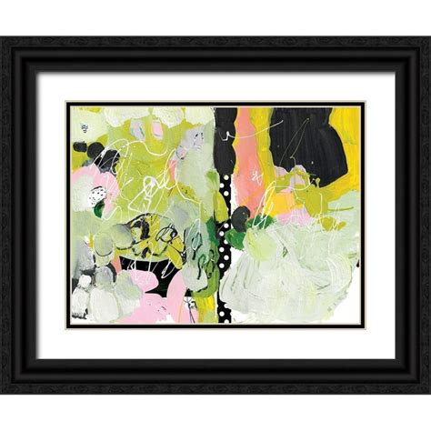 Christine Niya 24x19 Black Ornate Wood Framed With Double Matting