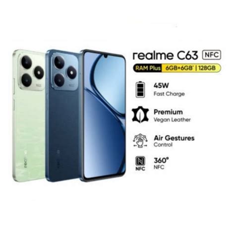 Jual Hp Realme C63 Nfc 6128 Gb Relmi C 63 Ram 6gb Rom 128gb Garansi Resmi Shopee Indonesia
