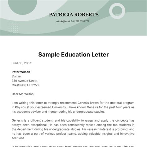Iep Evaluation Request Letter Template Word