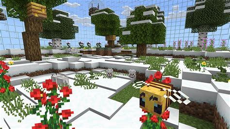 Snow Globe Skyblock By Lifeboat Minecraft Marketplace Map Minecraft Marketplace Via
