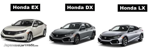 Difference Between Honda Lx Dx And Ex Car Comparison