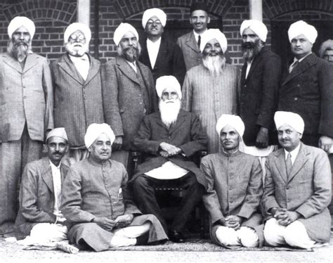 Sardar Bahadur Maharaj Jagat Singh Ji In 1944 Group Photo With Baba
