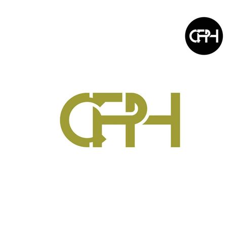 Letter Cph Monogram Logo Design 27972112 Vector Art At Vecteezy