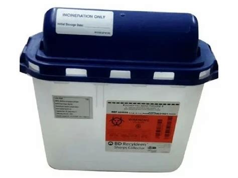 Biodegradable Sharp Collector 5lit At Rs 390piece Sharps Container In Bhopal Id 19900916712