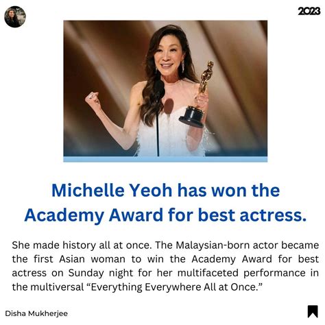 Disha Mukherjee On Linkedin Oscarawards Michelleyeoh Womenempowerment Rrr