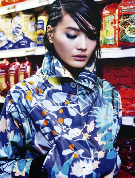 Asian Models Blog Editorial Li Wei In Glamour France February 2014