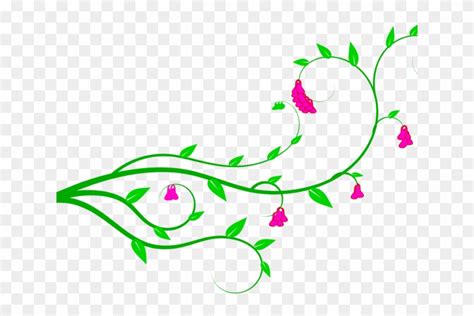 Flower Vine Border Clip Art 9 Free Cliparts Download Images On