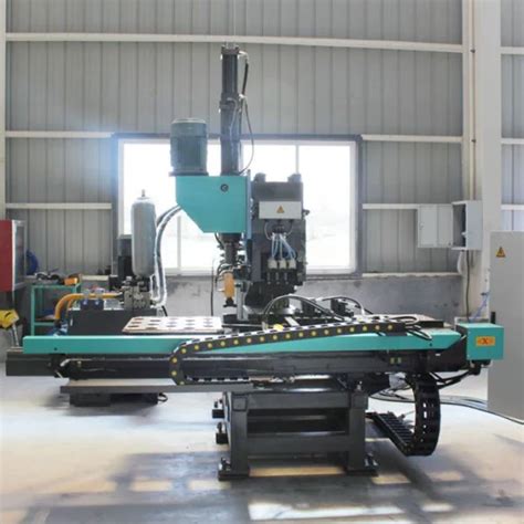 Steel Structure Cnc Punching Machine Hydraulic Cnc Plate Drilling