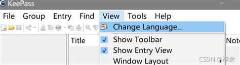 Keepass个人使用手册keepass 安卓 Csdn Csdn博客