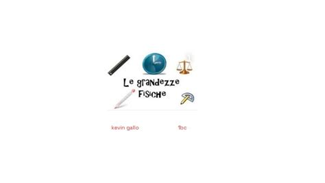 Grandezze Fisiche Genially