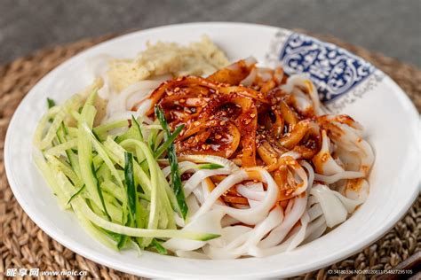 手工米皮摄影图传统美食餐饮美食摄影图库昵图网