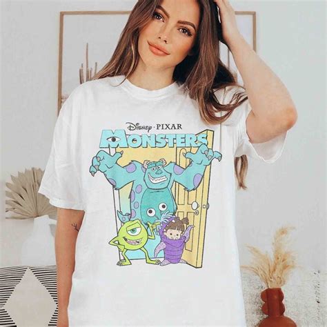 Disney Pixar Monsters Inc Teet Monsters University Teet Disney Monster Teet Disney Shirt Size S