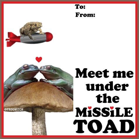 Meet Me Under The Missile Toad Missile Toad Know Your Meme