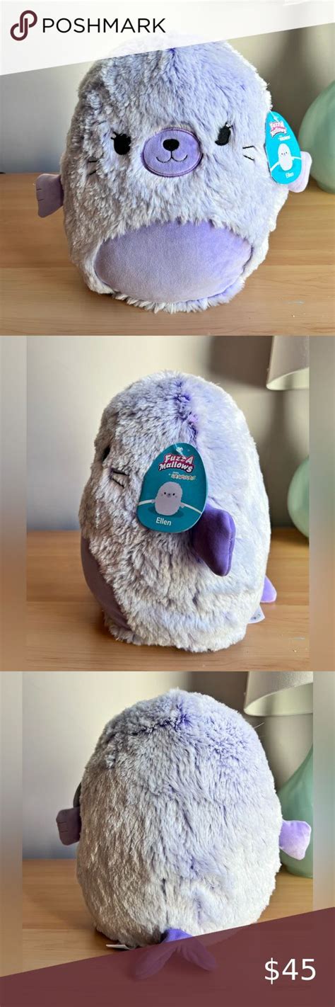 Ellen The Seal Fuzzamallows 12 2022 Squishmallows Release New With Tag