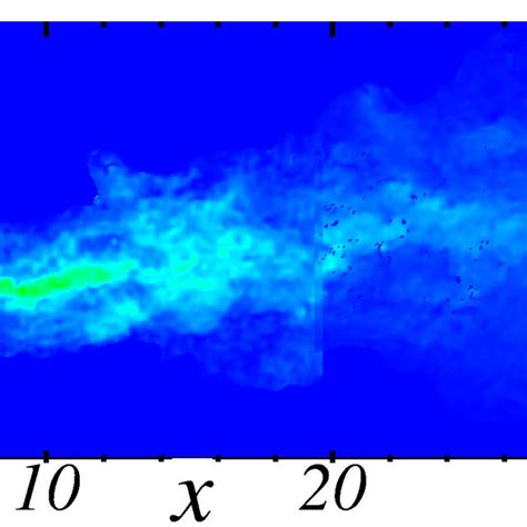 Instantaneous A Velocity And B Molar Concentration Fields Obtained