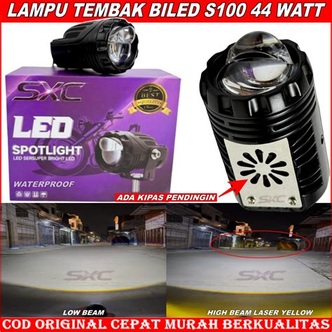Cahaya Sxc Original Biled Shooting Light S100 Laser 44 Watt 18 Inc