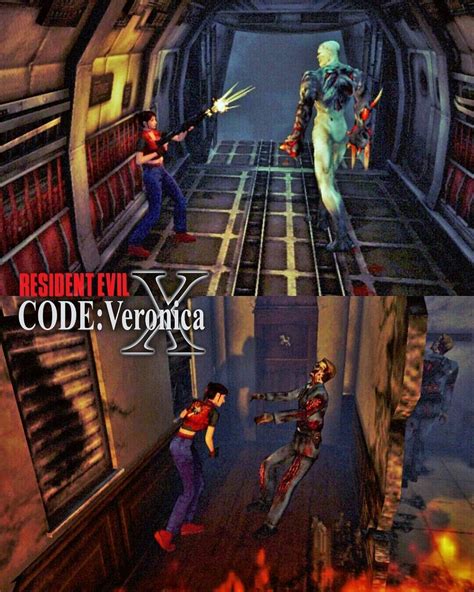 Claire Redfield & The Tyrant from Resident Evil Code Of Veronica X (Instagram). | Resident evil ...
