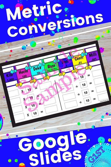 Metric Conversion Chart Teaching Math Elementary Metric Conversion
