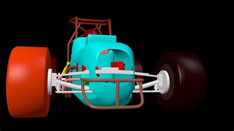 Sprint Racer Racing Car 3d Model Turbosquid 2087296