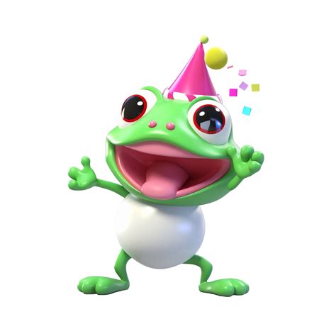 3d Cute Frog Character 24272837 Png